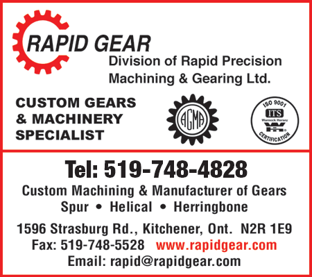 Rapid Gear Ltd. | Kitchener, ON - Canadian Trade Index